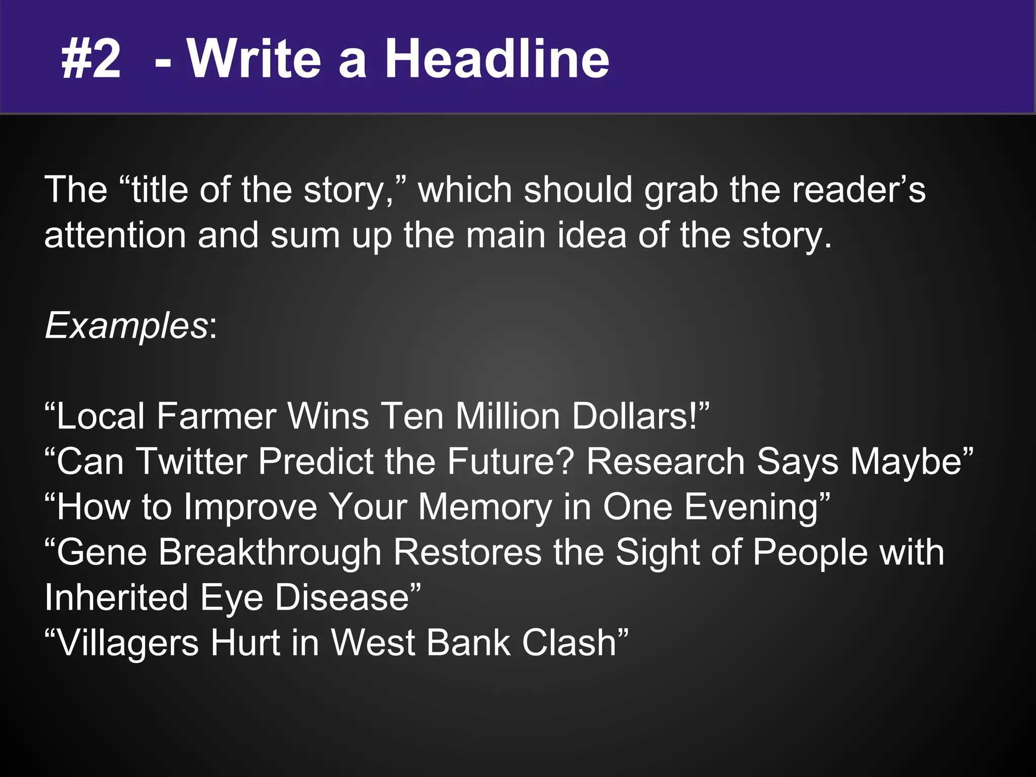 Basic News Article Structure | PDF