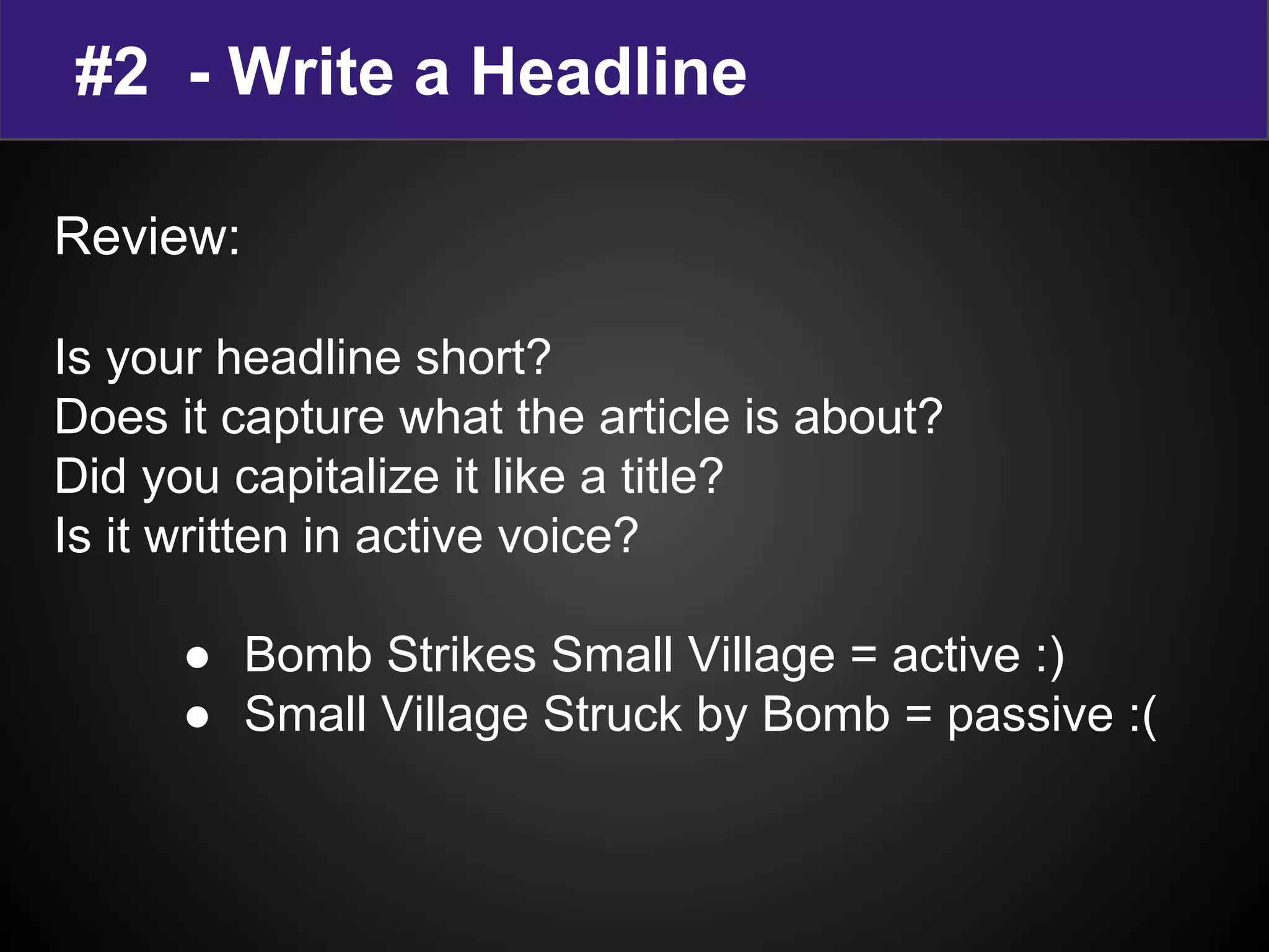Basic News Article Structure | PDF