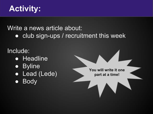 Basic News Article Structure | PDF