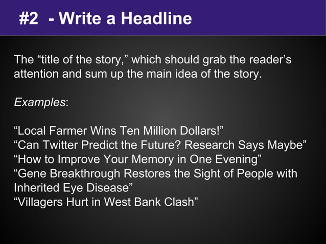Basic News Article Structure | PDF