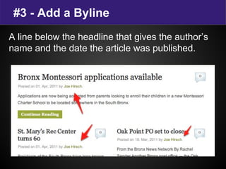 Basic News Article Structure | PDF