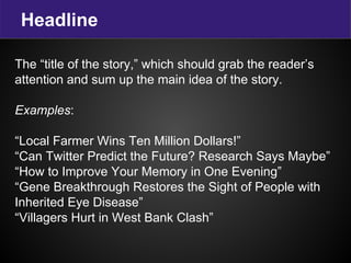 Basic News Article Structure | PDF