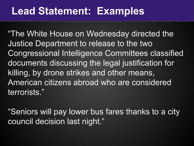 Basic News Article Structure | PDF