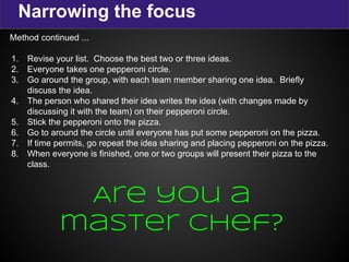 Narrowing Your Focus | PPT
