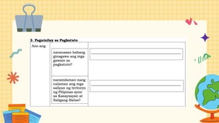 araling panlipunan matatag curriculum grade 4WEEK 3 Ang Pambansang ...
