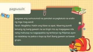 araling panlipunan matatag curriculum grade 4WEEK 3 Ang Pambansang ...