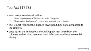 Week 3 - American Revolution | PPT