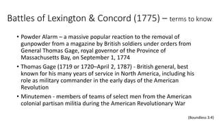 Week 3 - American Revolution | PPT