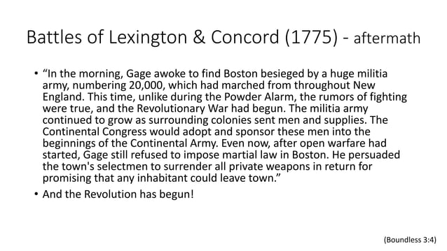 Week 3 - American Revolution