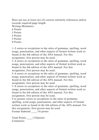 Week 3 Assignment Addressing BiasGuidelines with Scoring Rubric.docx