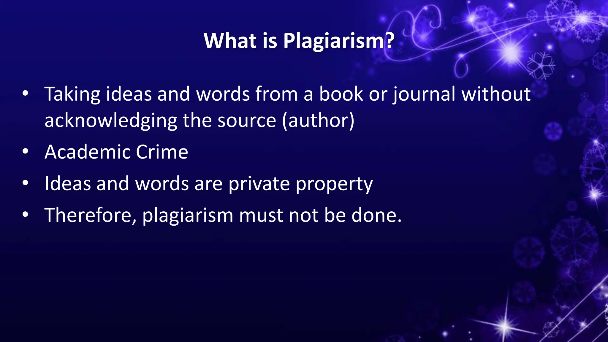 Avoiding Plagiarism .ppt