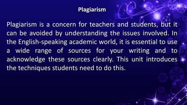 Avoiding Plagiarism .ppt