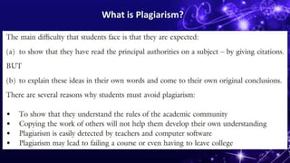 Avoiding Plagiarism .ppt