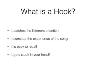 Week 3b - The Hook | PPT