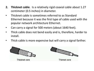 Week 3 basic network media | PPTX | Computer Networking | Computing