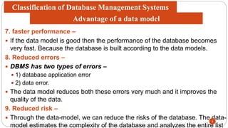 Week 3 Classification of Database Management Systems & Data Modeling | PPT