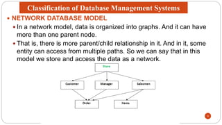 Week 3 Classification of Database Management Systems & Data Modeling | PPT