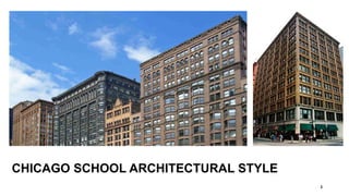 Chicago School & Prairie School | PPT
