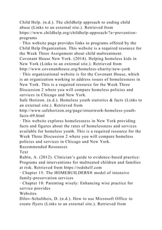 Week 3 Discussion 1 Website Sharing and FeedbackThis discussion | DOCX ...