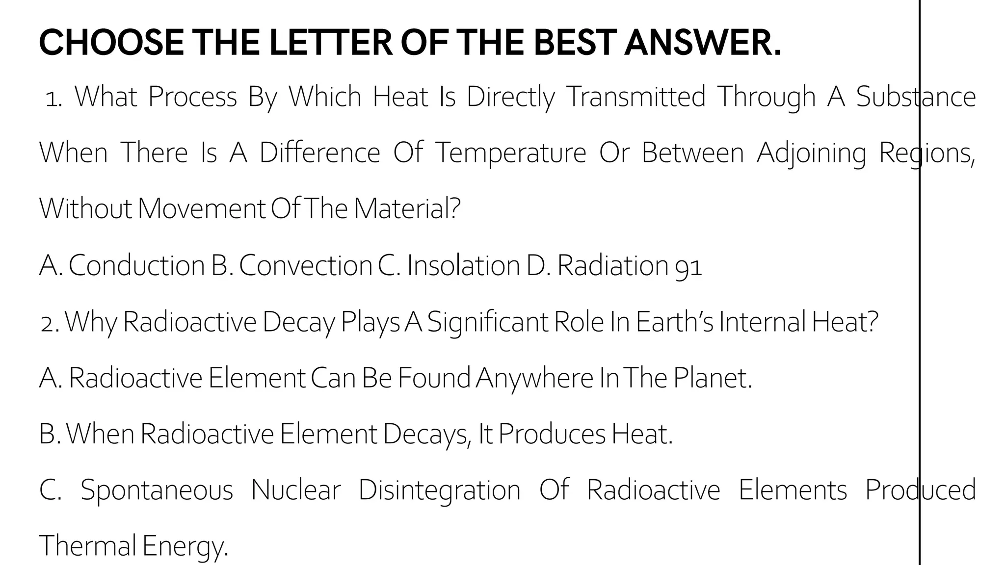 Week3 Earth's Internal heat- Grade 11 Earth and Life | PPTX | Geology ...