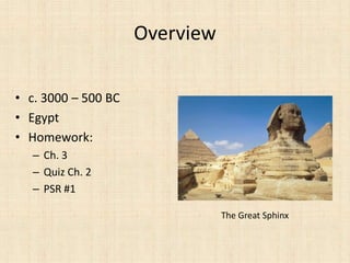 Week 3 (Egypt) | PPT