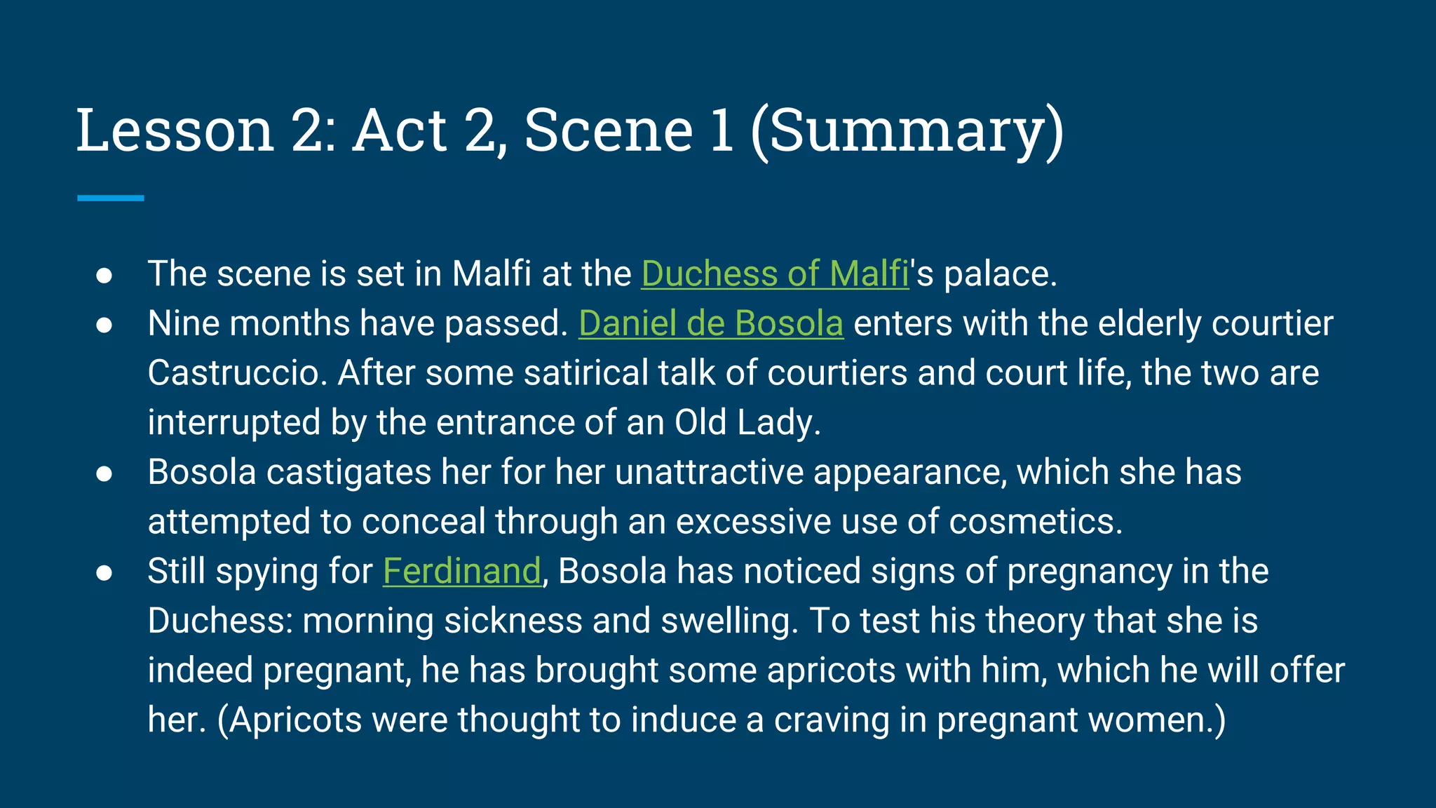 Week 3 eng 401 p_pt slides by faisal ahmed_duchess of malfi_act 1-2 | PPTX
