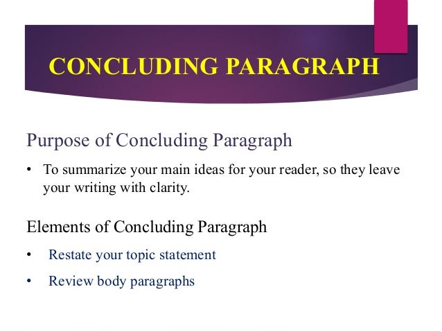 Conclusion Paragraph Outline conclusion-paragraph-outline