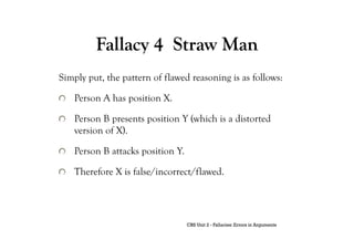 Week 3 (fallacies) ppt | PPT