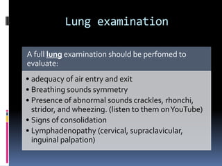 SOB diagnosis | PPTX