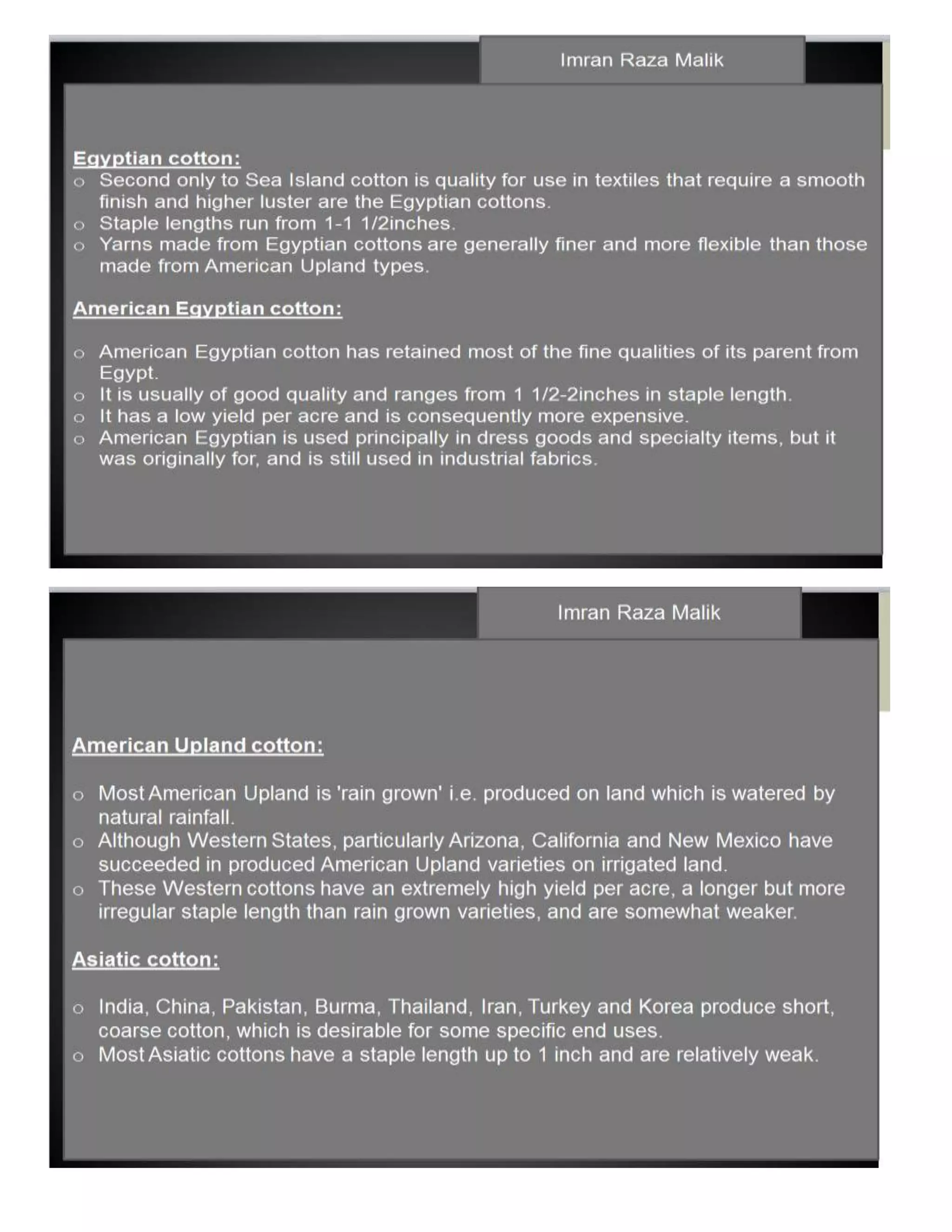 textile lecture for students | DOCX