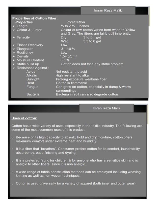 textile lecture for students | DOCX