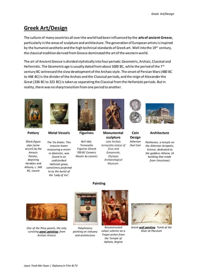 Greek Art/Design | PDF