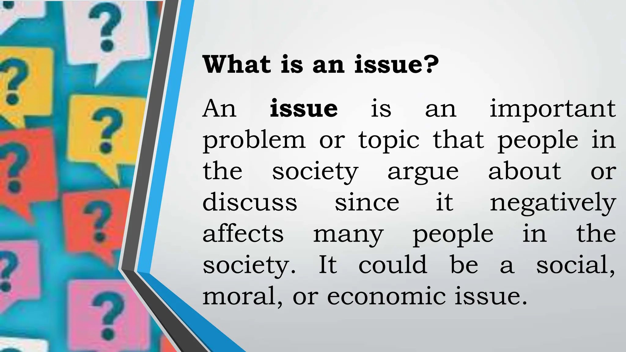 WEEK 3 ISSUES MORAL SOCIAL AND ECONOMICAL ISSUES IN THE PHILIPPINES | PPTX