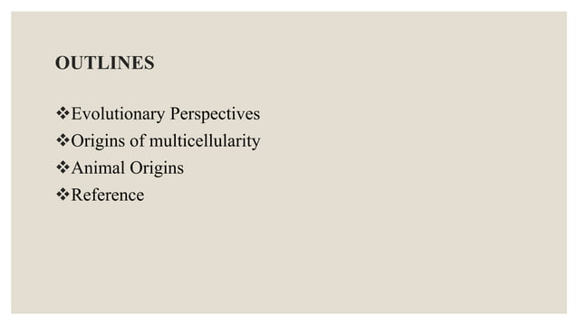 Multicellular and Tissue levels of organization | PPTX | Biological ...