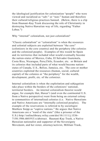 Week 3Lecture #3, Part I The Primacy of the Assimilation Paradi.docx