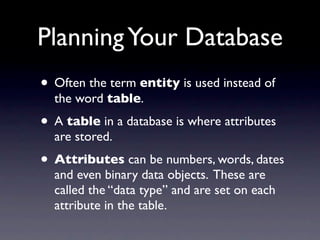 Week3 Lecture Database Design | PPT