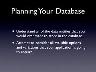 Week3 Lecture Database Design | PPT