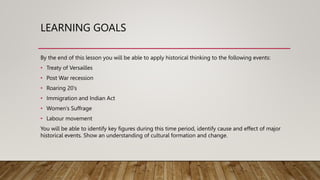 Week 3 Lesson 2 - Canada After ww1 - 1929.pptx