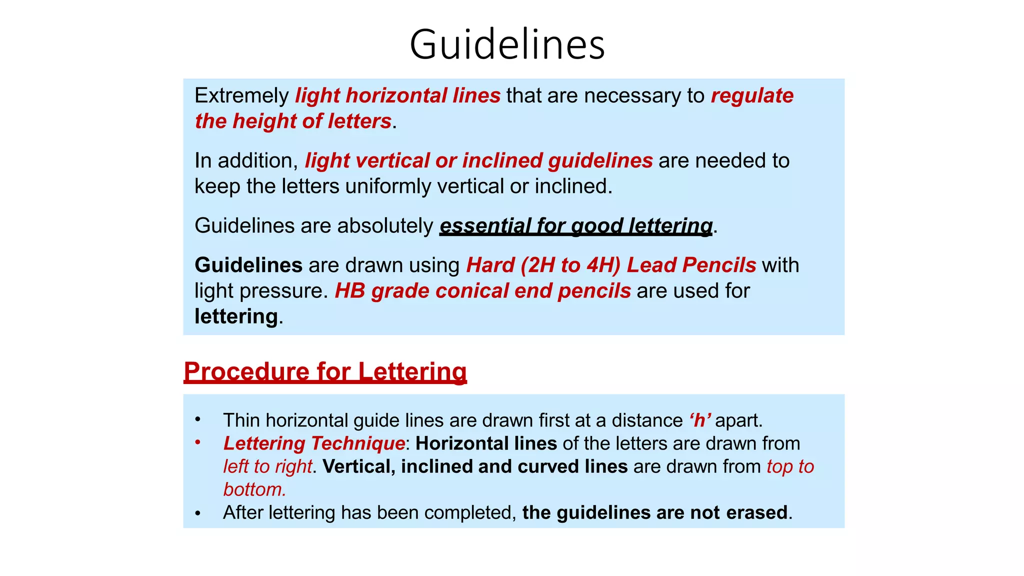 Lettering technique | PPTX