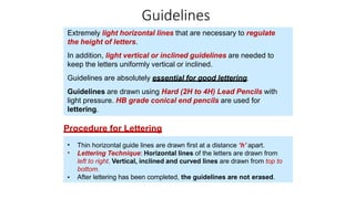 Lettering technique | PPTX | Desktop Publishing | Computer Software and ...