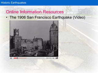 Historic Earthquakes | PPT