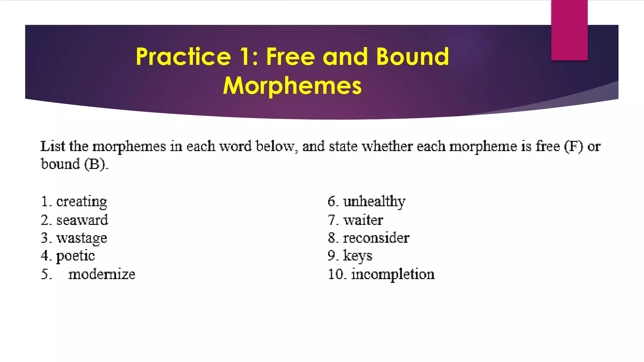 Week 3 morphology copy2 | PDF