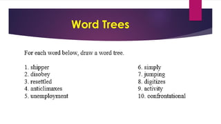 Week 3 morphology copy2 | PDF