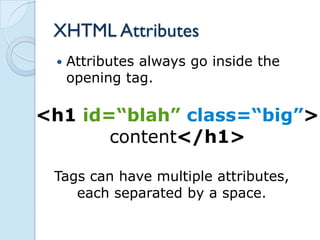 Introduction to XHTML | PDF