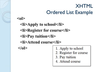 Introduction to XHTML | PDF