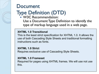 Introduction to XHTML | PDF