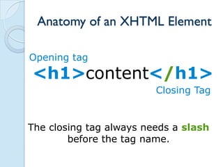 Introduction to XHTML | PDF