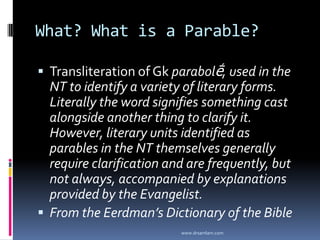 Week 3 Parables | PPTX