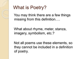 Week 3 poetry lecture | PPTX