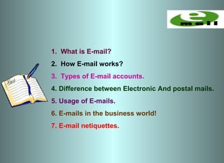 Basics of E-Mail | PPT